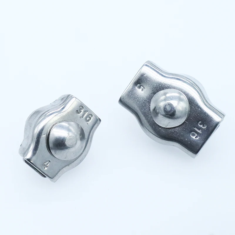 Wholesale M2 To M10 Stainless Steel Cable Clamp Grips Simplex Single ...