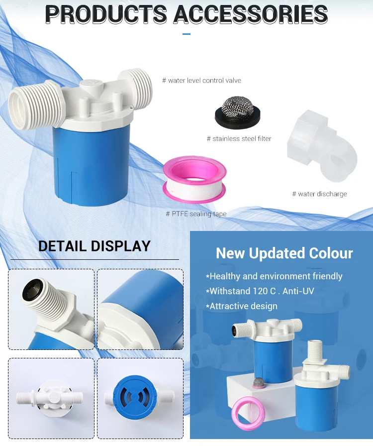 Oem Valve Inside horizontal Water Level Control Valve For Diving Tank ...