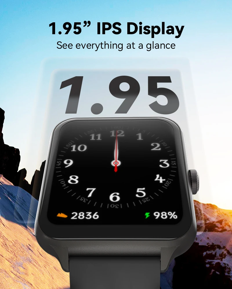 Maxtop Super Big Screen Smartwatch Breathe Training Multiple Sports ...