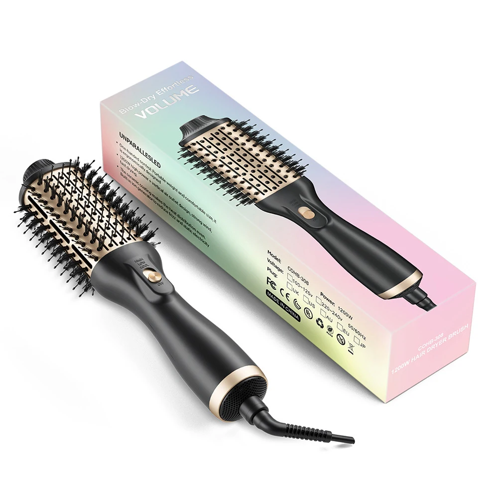 Customized Types Hair Dryer And Volumizer Hot Air Brush Ionic Hair ...
