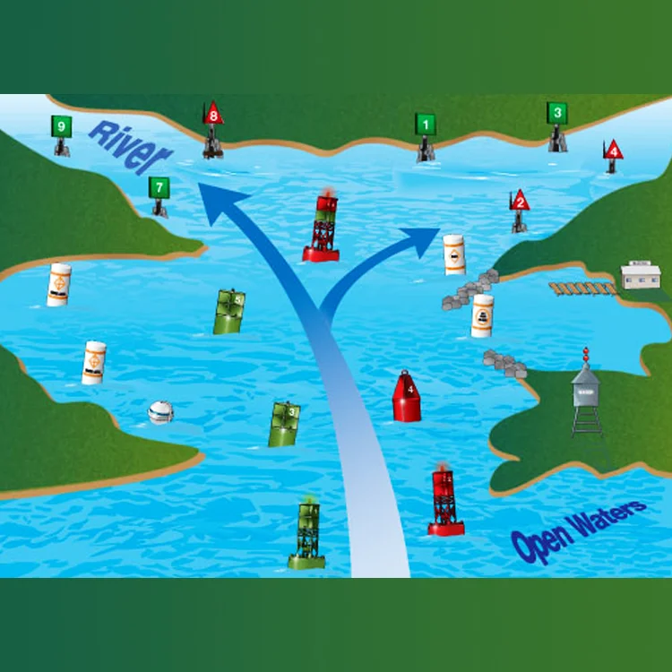 Marine Plastic Navigation Buoy With Warning Light Plastic Float - Buy ...