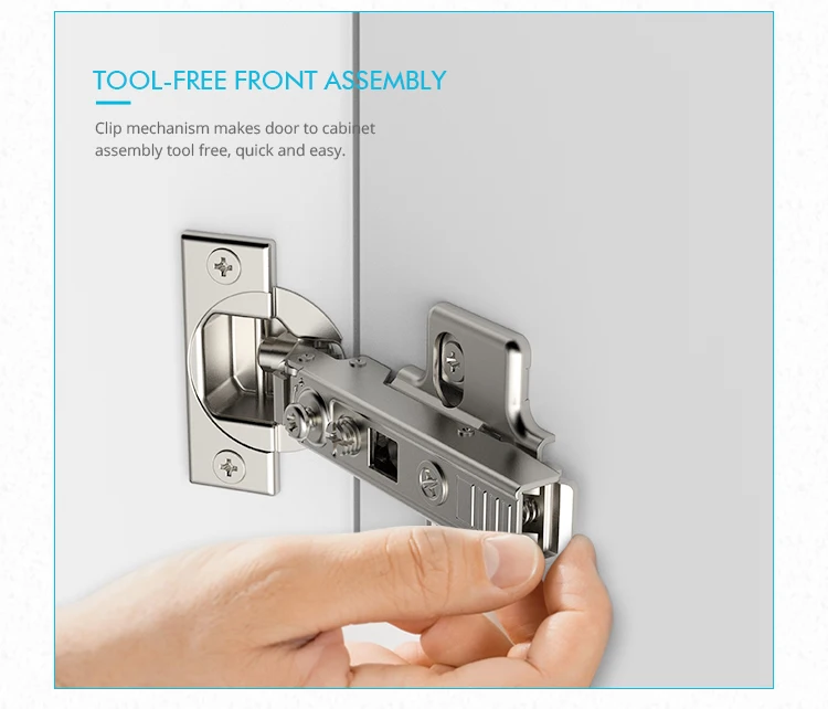 Topcent Cabinet Hinge Hardware One Way 35mm Kitchen Cabinet Hidden 2d ...