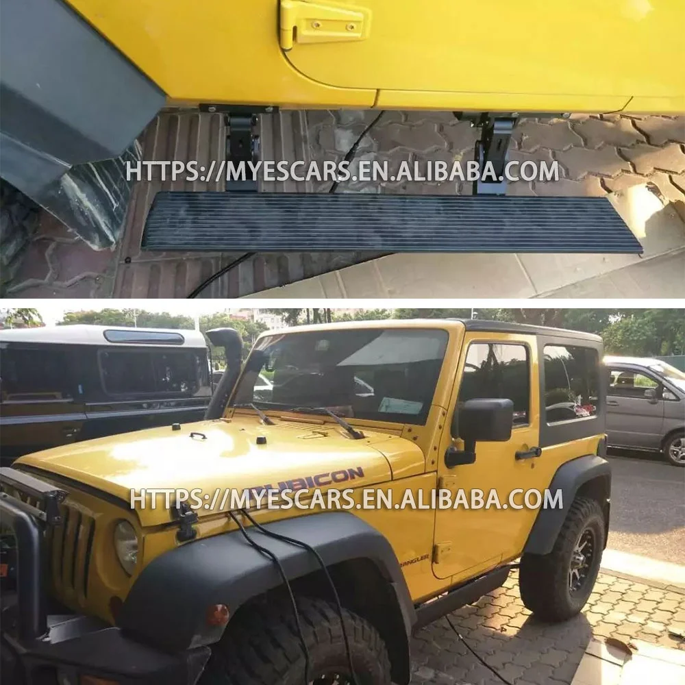 Electric Side Steps for Jeep Wrangler JL JK - Retractable Powerstep