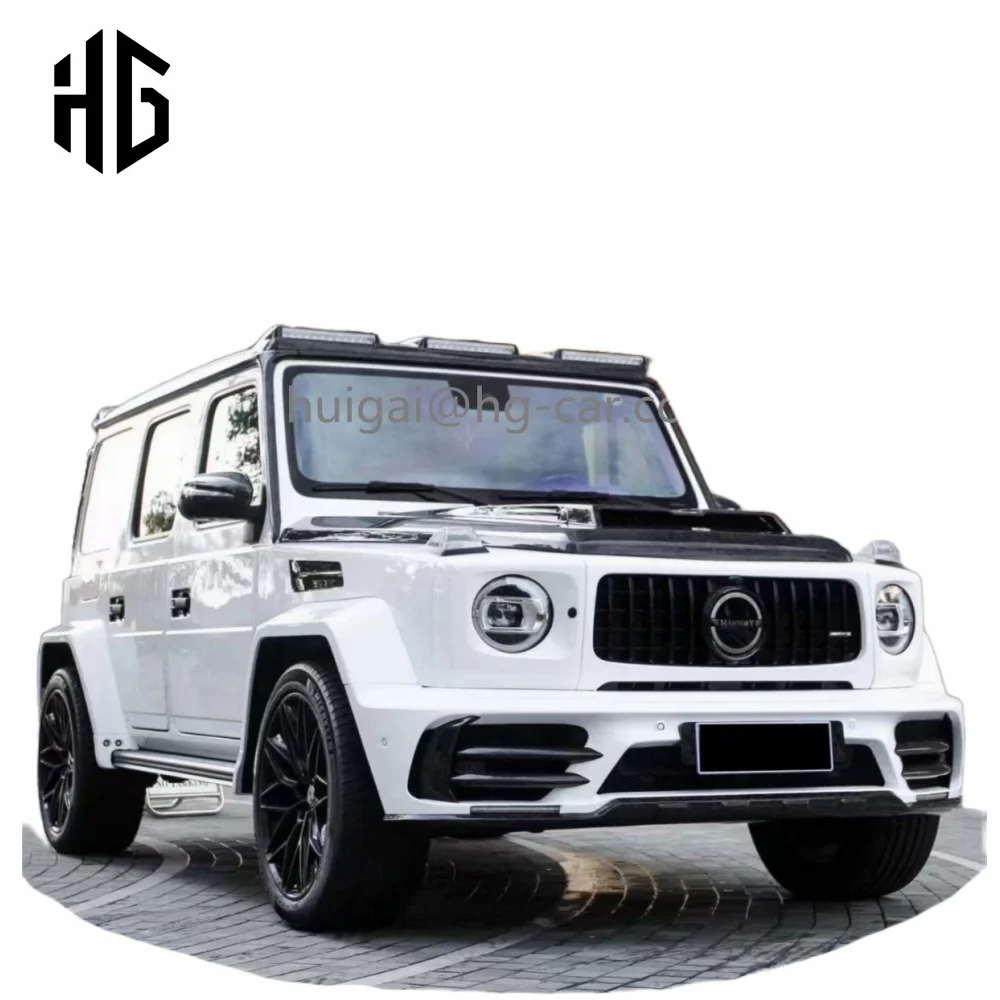 Cf&frp Materials Rear Front Bumper Lip Spoiler G Wagon Engine Hood For Bens G Class Amg G500 G63 ...