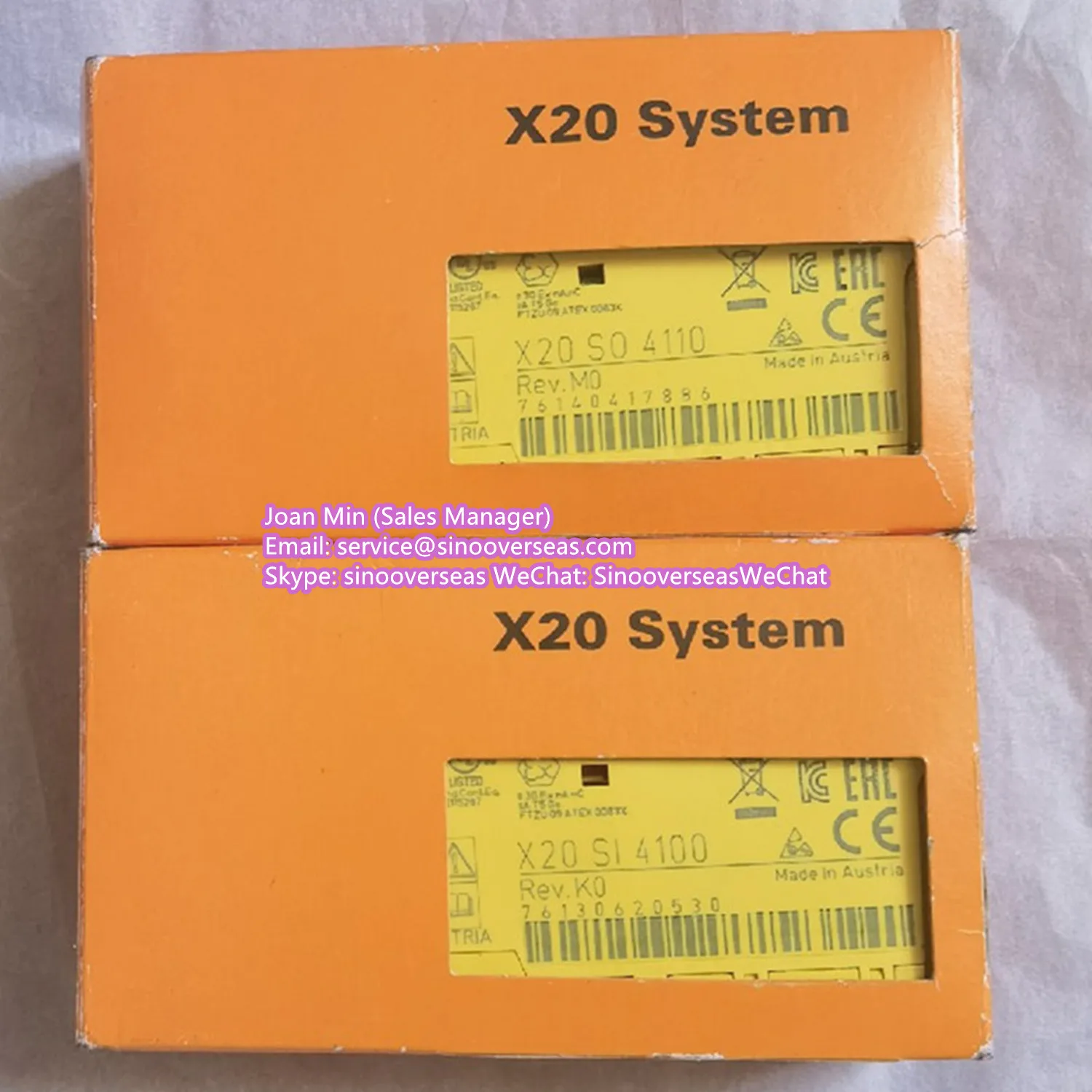 Modul X20AI4632 X20AT2311 X20SL8100 X20SL8101 X20SI9100 X20SO6300 ...