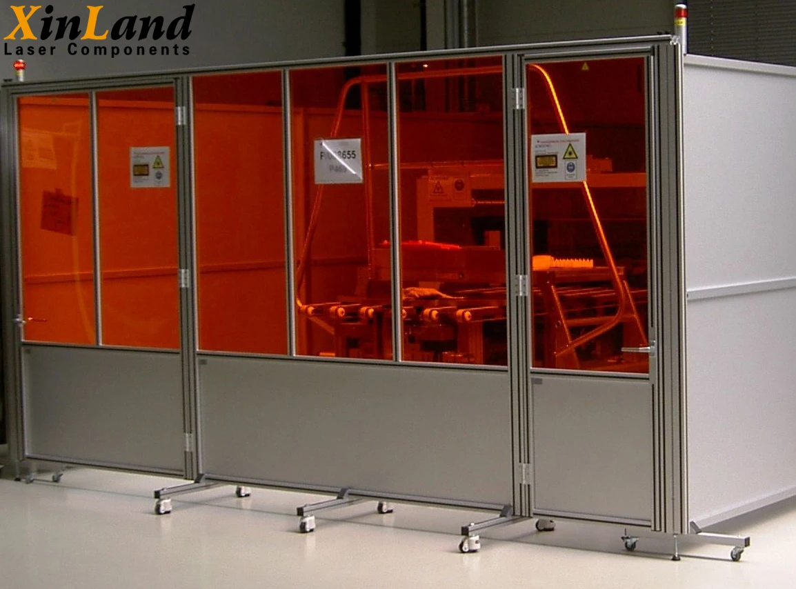 Od6+ Laser Viewing Protection Window 24"*24"*0.5 Laser Safety Glass ...