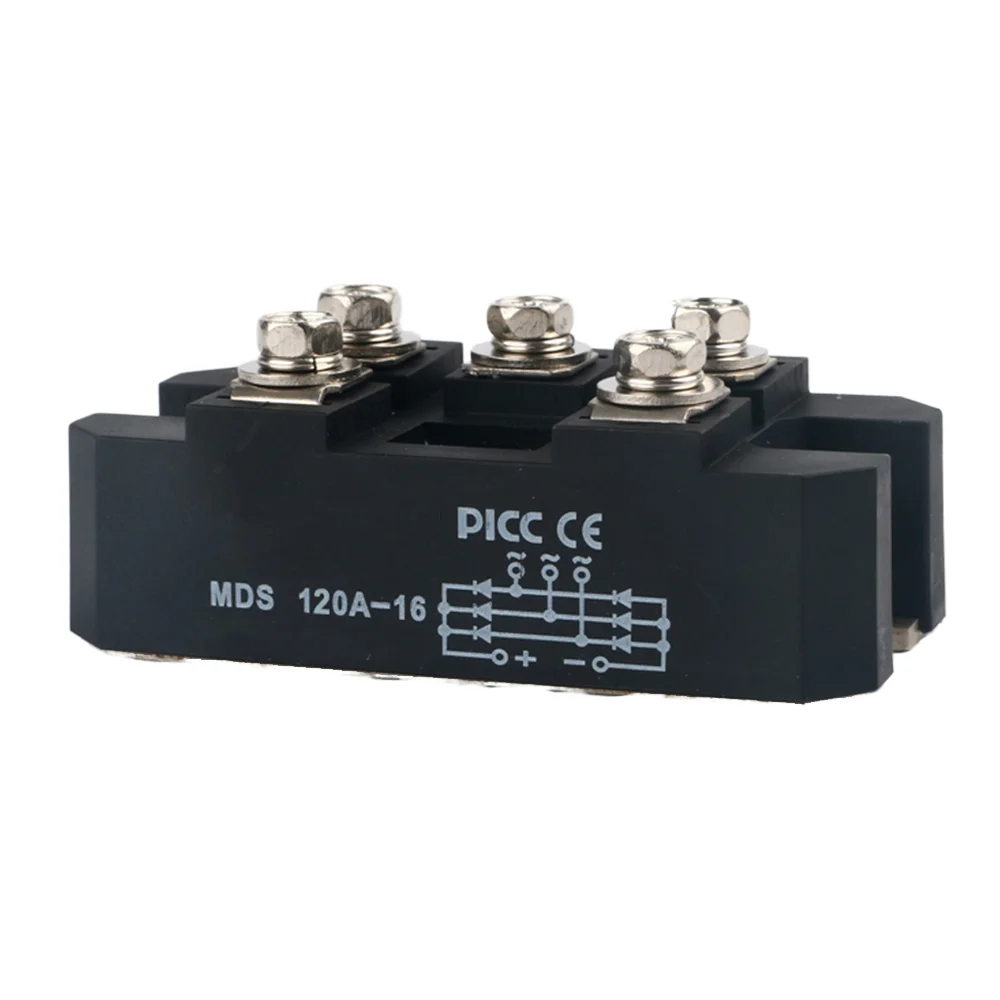 Three Phase Rectifier Bridge Mds120a1600v Diode Bridge With Heatsink ...