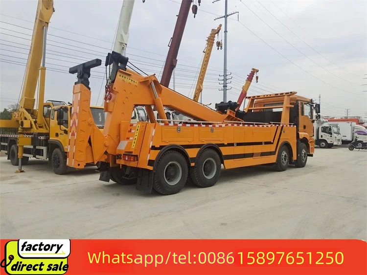 Shacman 50ton Rotator 40ton Wrecker Body Self-loader Tow Trucks For ...