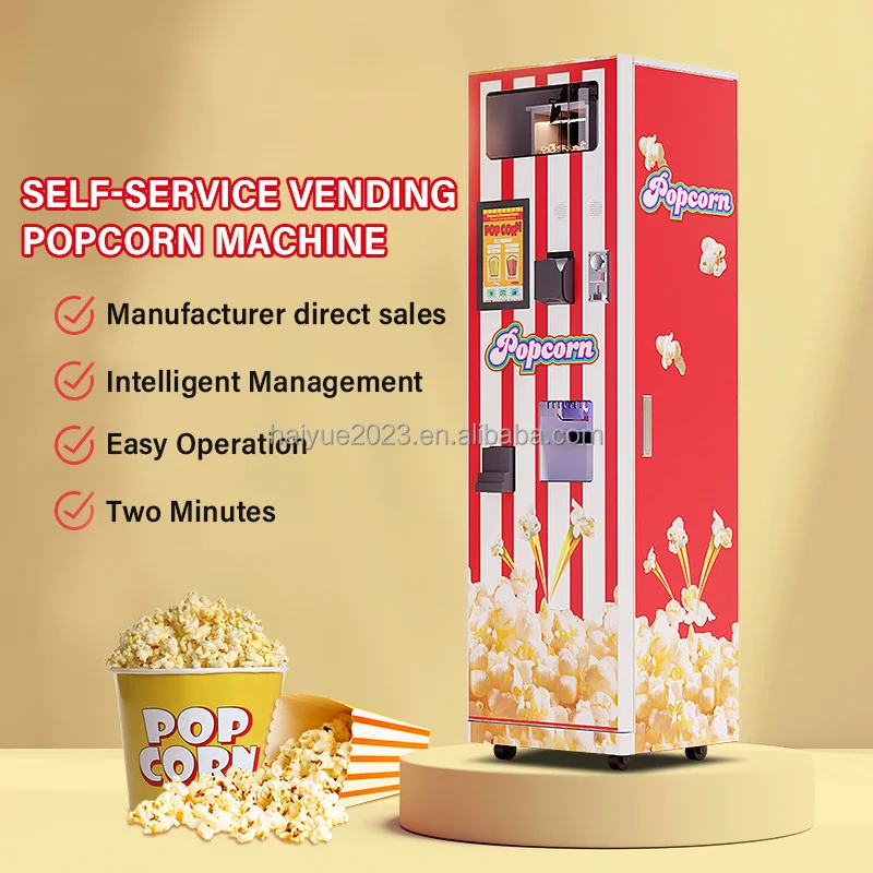 Latest Fully Automated Smart Popcorn Vending Machines With Touch Screen ...