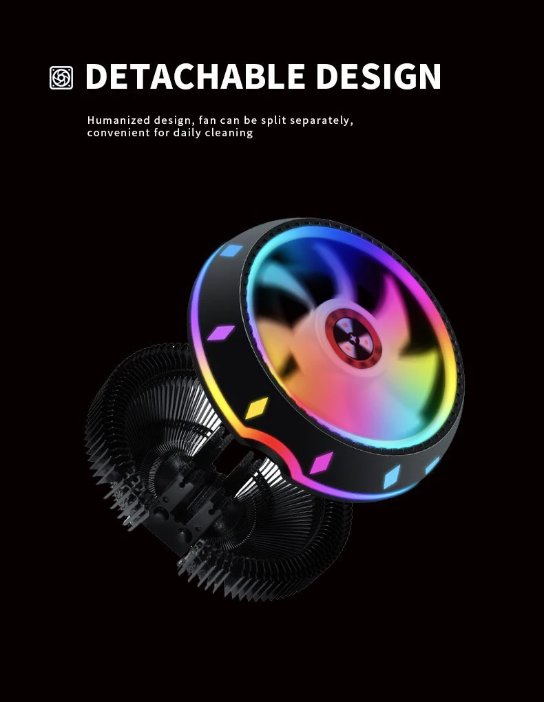 New Arrival Flying Saucer Pc Case Cpu Cooler Amd/intel Heatsinks Cpu ...