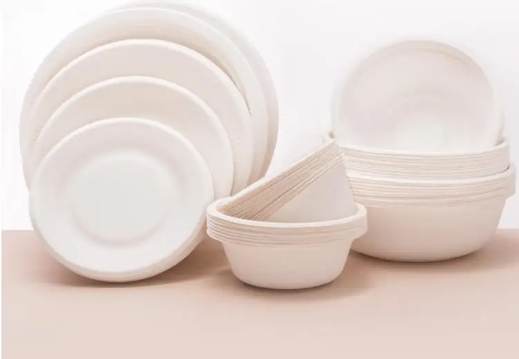Wheat Rice Straw Pulp Paper Plates Tableware Making Machine