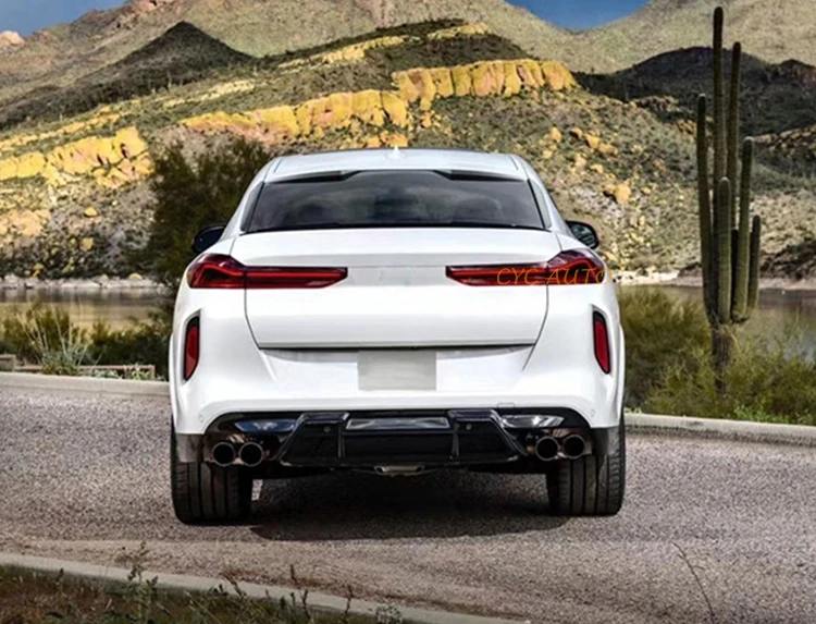 Auto Car Wide Bodykit Upgrade To F96 X6m Front Rear Bumper Wheel Arch ...