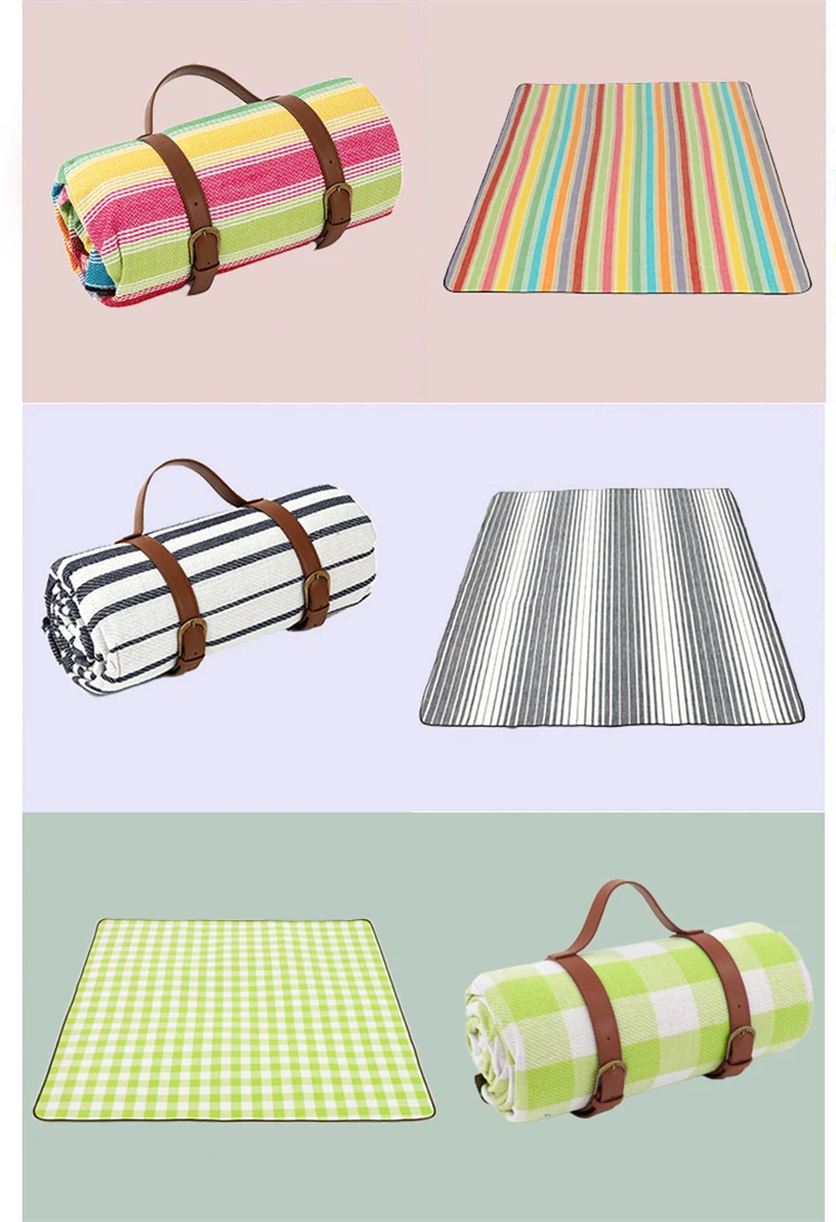 Outdoor Acrylic Picnic Mat Damp Proof Thicken Soft Picnic Blanket ...