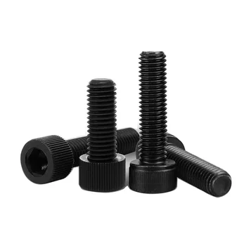 Black M3 M4 M5 M6 M8 M10 M12 Pa66 Hexagon Socket Bolt Nylon Plastic ...