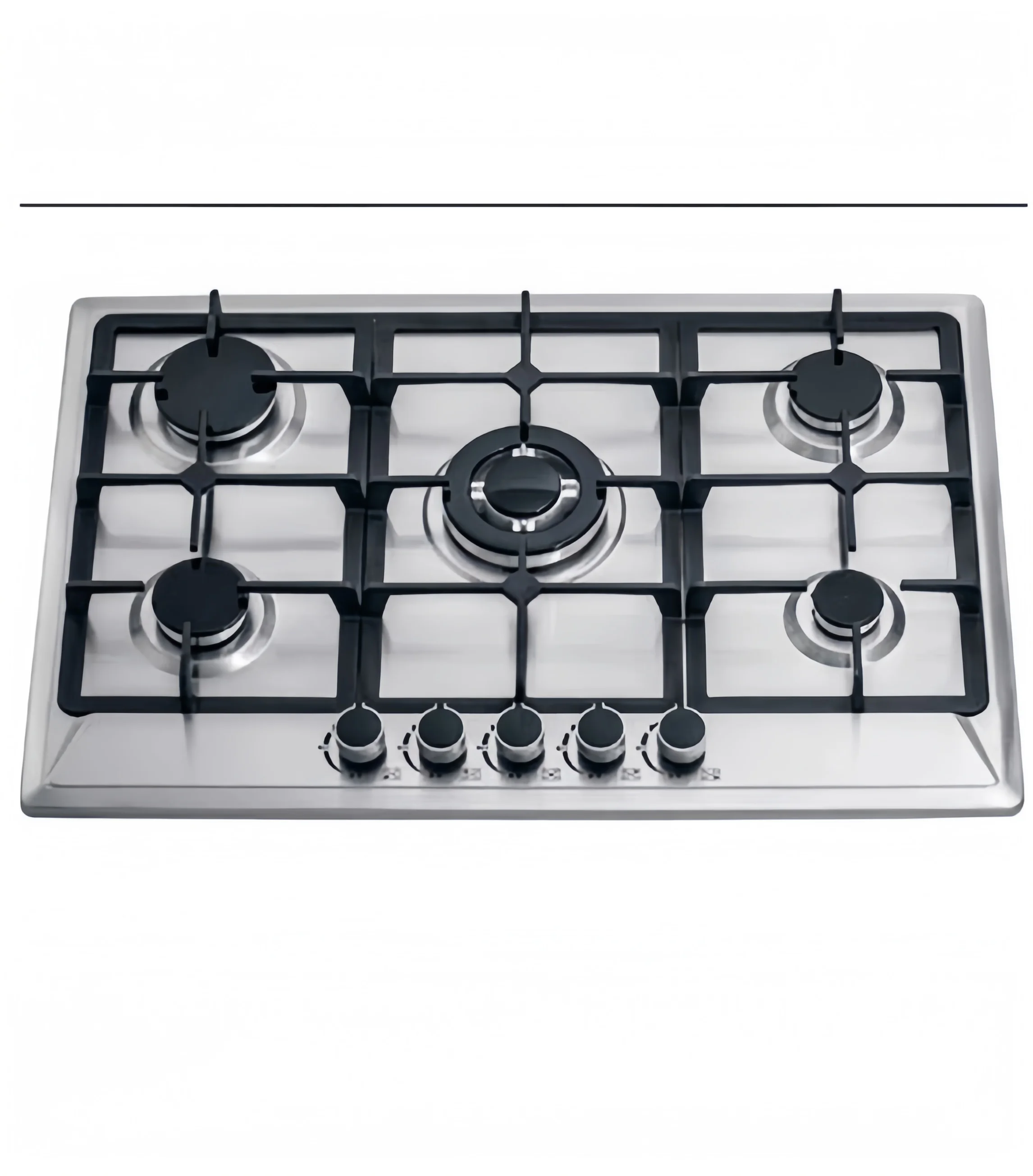 5 Built in Stainless Steel Cooker Five Burners with Battery Box Stove ...