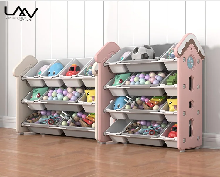 Kindergarten Plastic Children Toy Display Rack Weet House ...