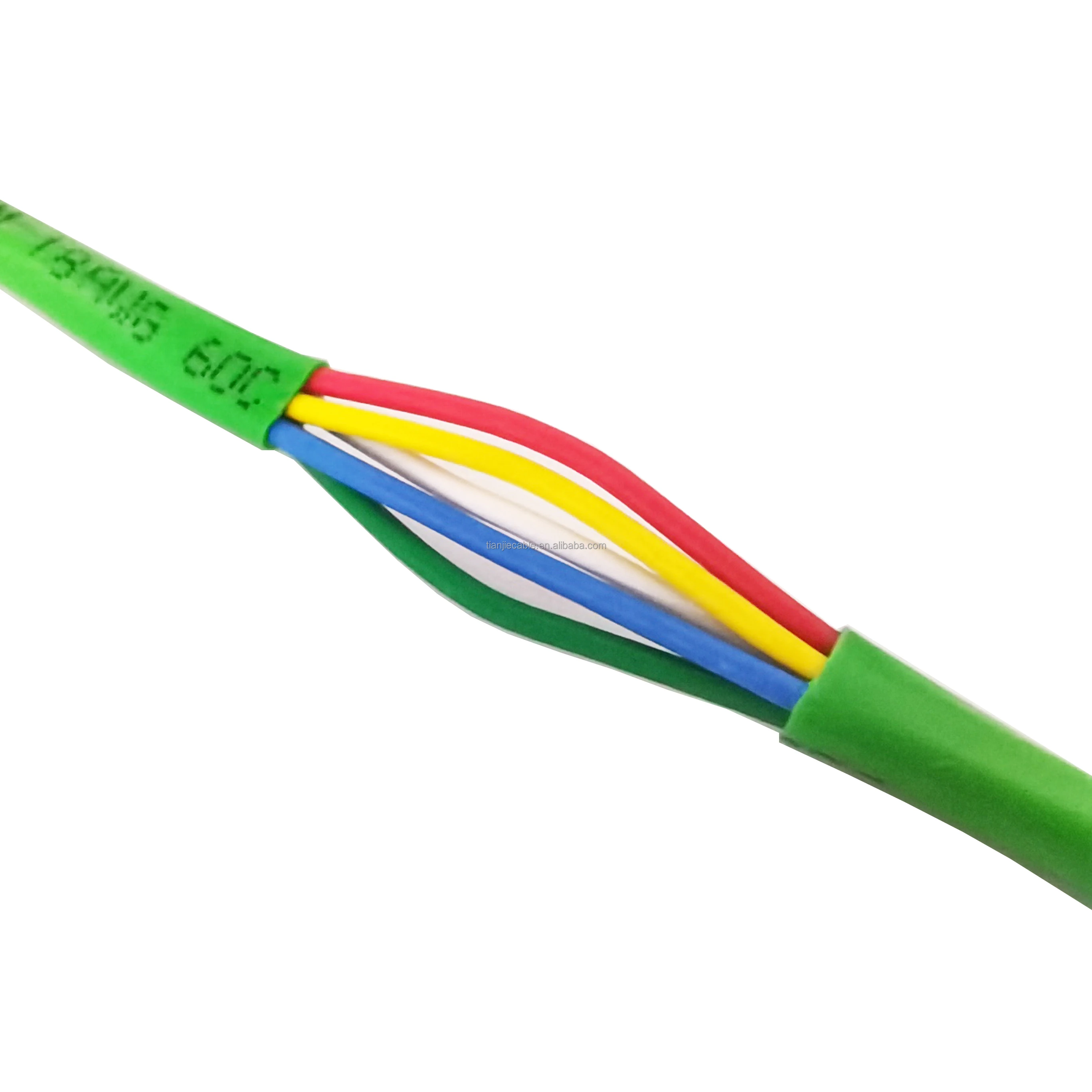 CSA type LVT Thermostat Wire Solid Copper 18 Gauge cable - 18/5 CORE ...