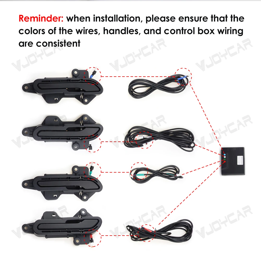 Electric Smart Door Handles with LED for Tesla Model 3 Y Automatic Door ...
