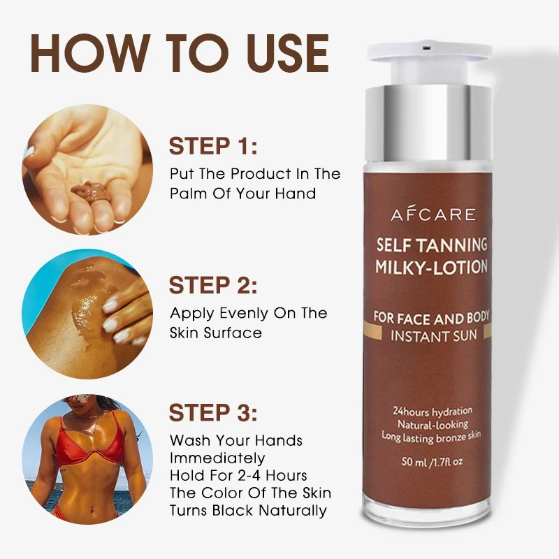 Fake Tanner Cream - Smooth Streaks Self-Tan Bronzage