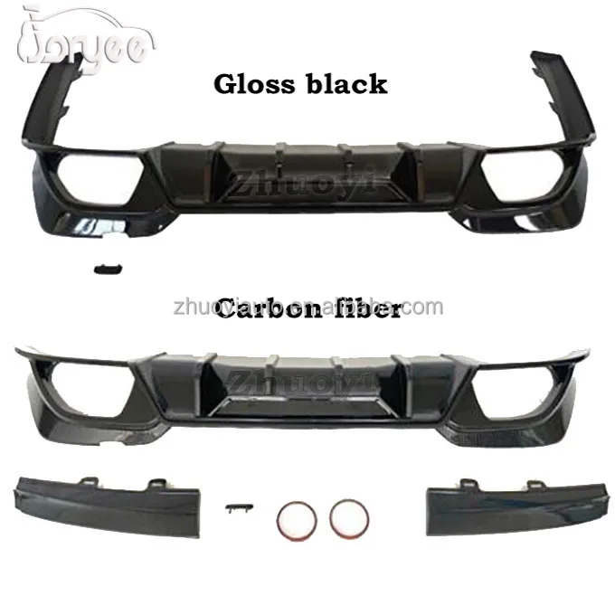 Upgrade Led Brake Light Rear Bumper Diffuser Exhaust Tip For Bmw G20 ...