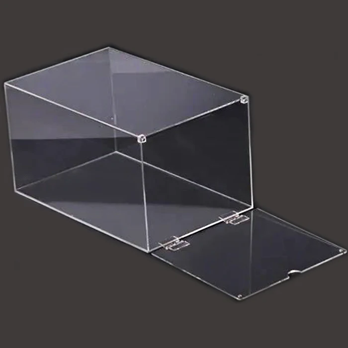Custom Rectangular Clear Acrylic Sneaker Box - Durable & Eco-friendly