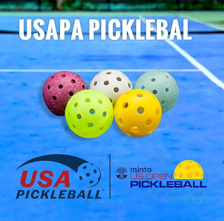 MOZURU Black and Yellow Spike Pickleball Paddle Balls Size| Alibaba.com
