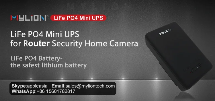 Smart Adapter Lifepo4 Mini Ups Battery Backup With Ac Input Dc.output ...