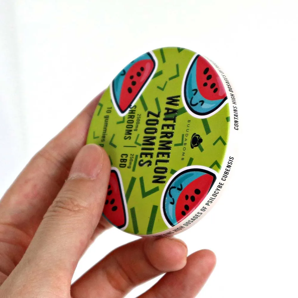 Small Candy Gummy Mints Metal Tin Can Round - Mini Packaging Tin Box