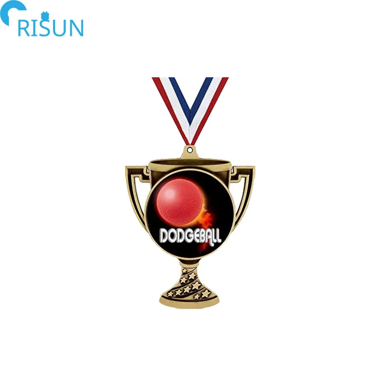 Factory Customized 3d Dodgeball Medals Custom Logo Kids Dodgeball ...