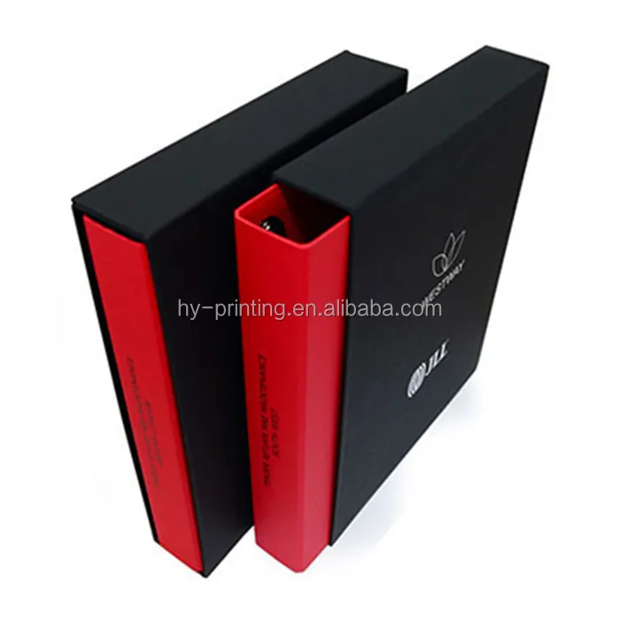 Customized Logo 3 Ring Binders with Slip Case - A4 Size