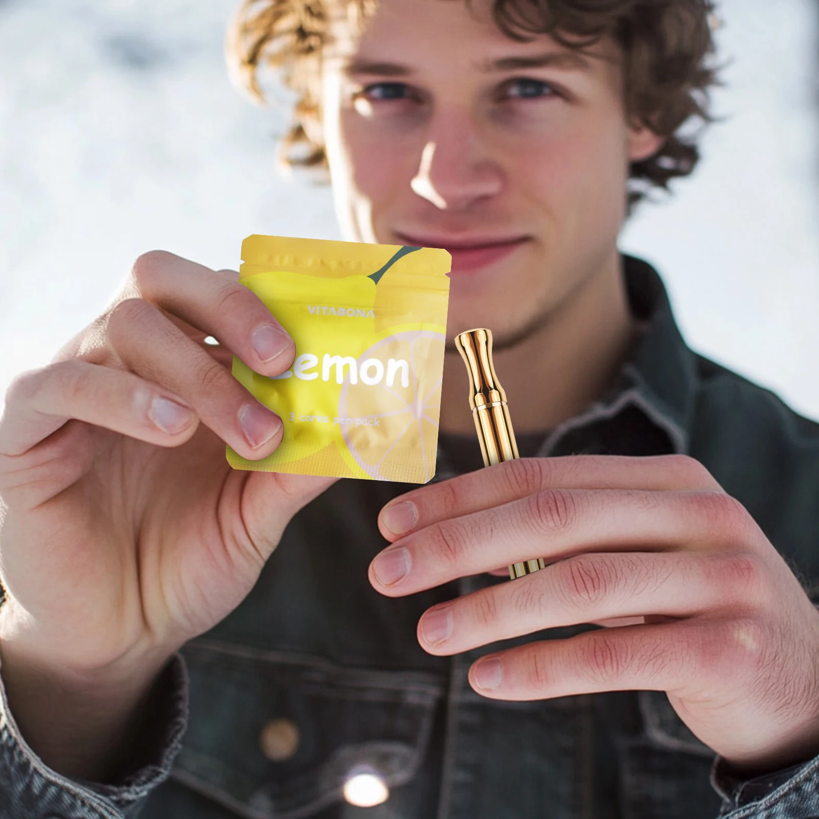 Lemon Core Menthol Cigarette Tobacco Nose Vapor Anti Anxiety Device ...