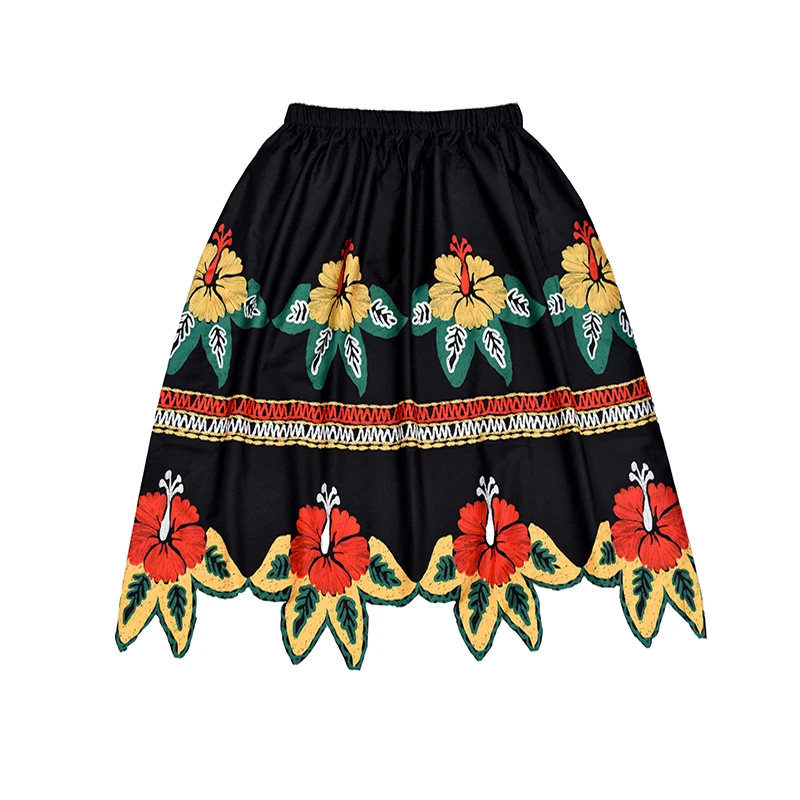 Henry Micronesian Skirt Floral Cloth Fabrics for Garment Digital Print ...