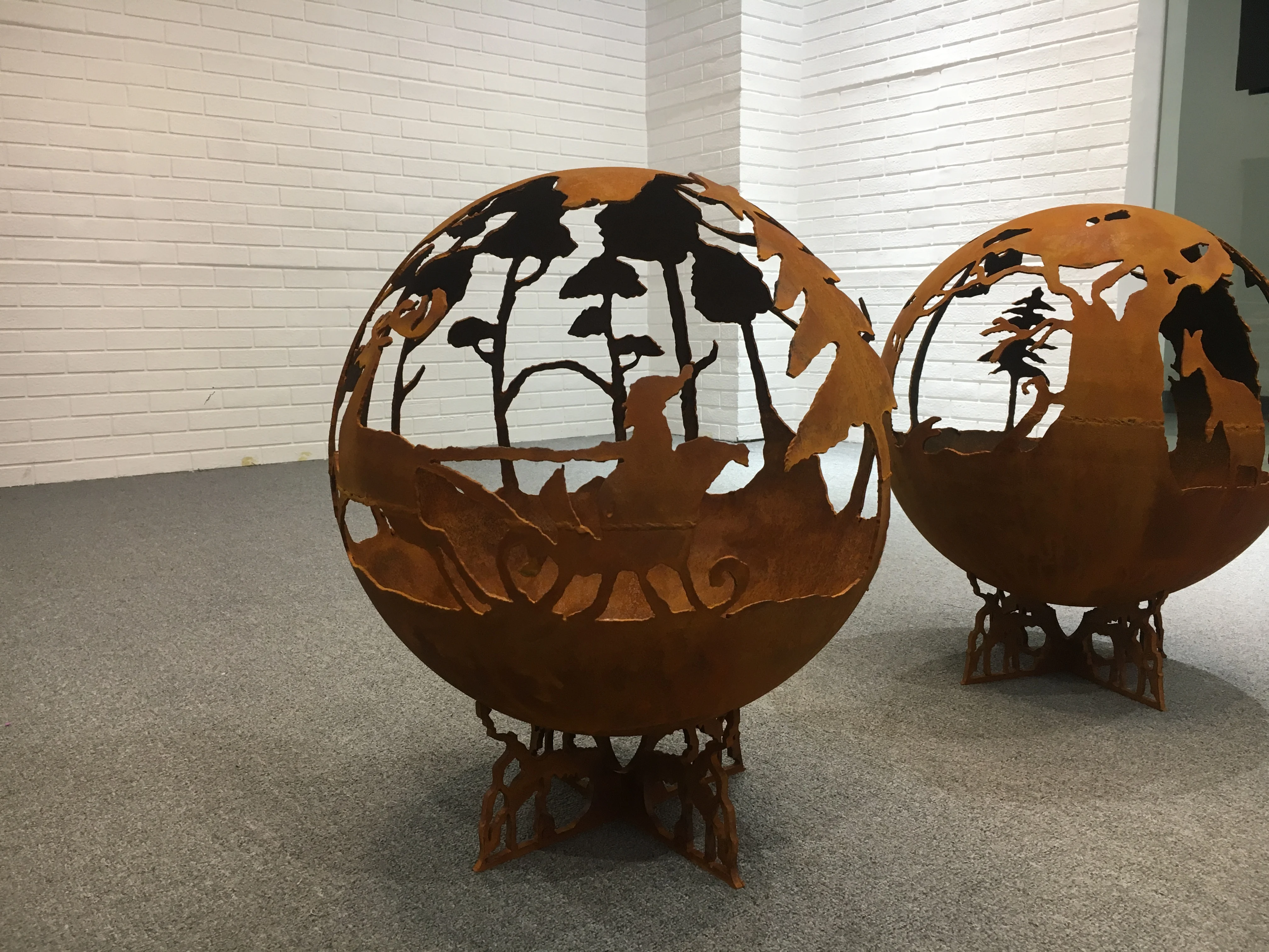 Fire Sphere Fire Ball Fire Pit Corten Steel - Buy Corten Steel Fire ...