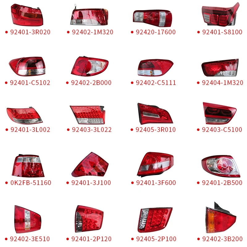 China supplier High quality tail lamp assy suitable for Hyundai Kia led ...