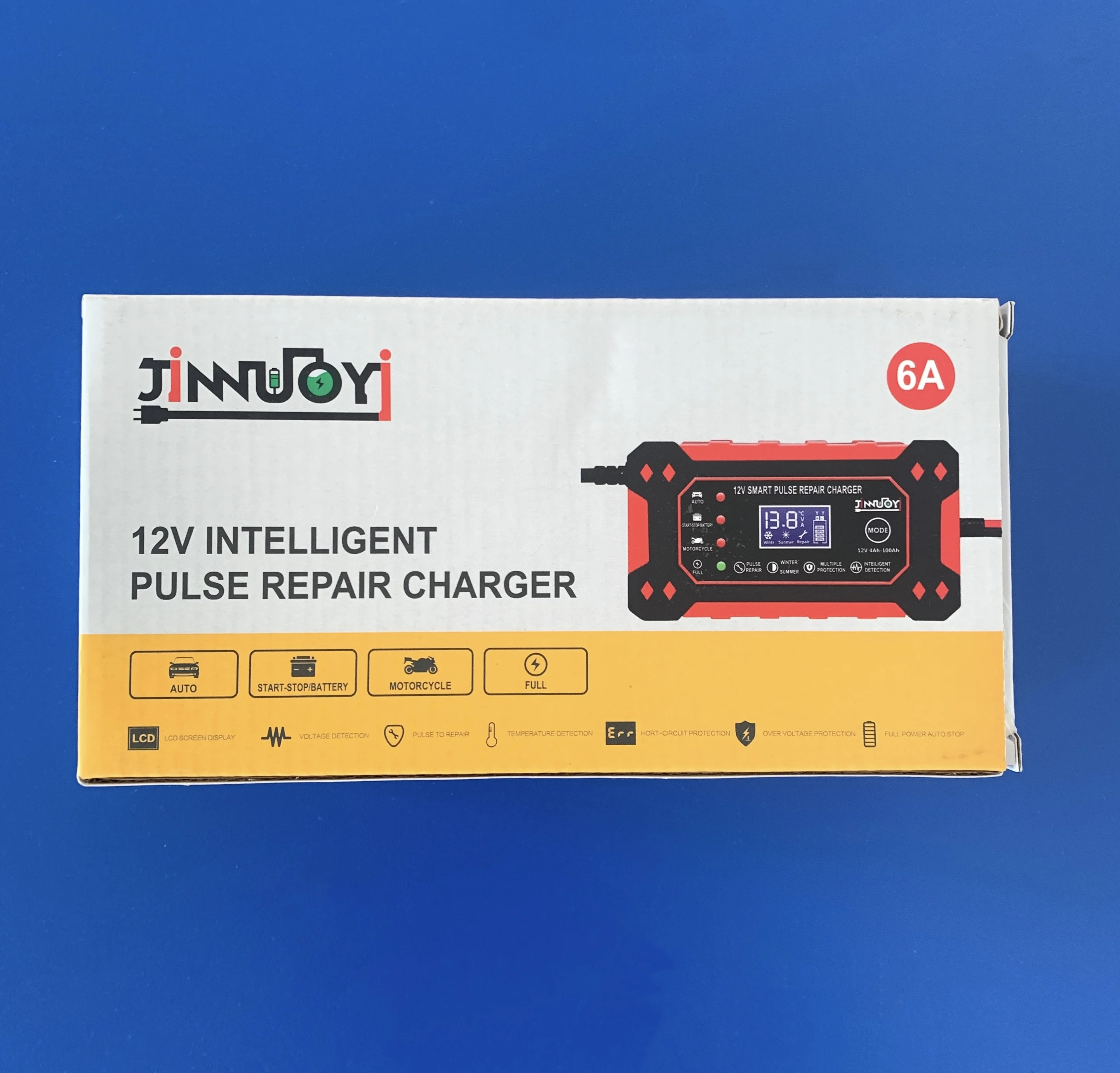 Jinnuoyi 12v6a Quick Temperature Compensation Battery Charging Fast ...