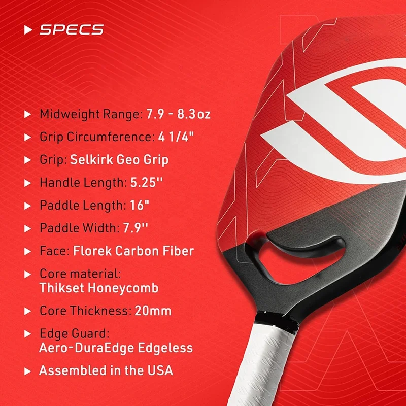 Custom Serkrik Graphite T700 Carbon Fiber Pickle Racket