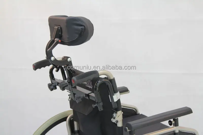 Wheel Chair Head Support - Adjustable & Removable Headrest