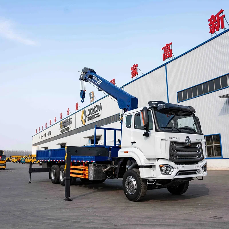 Sinotruck Howo 6 X 4 Crane Truck and China Crane Car 5,10,12,14 Ton ...
