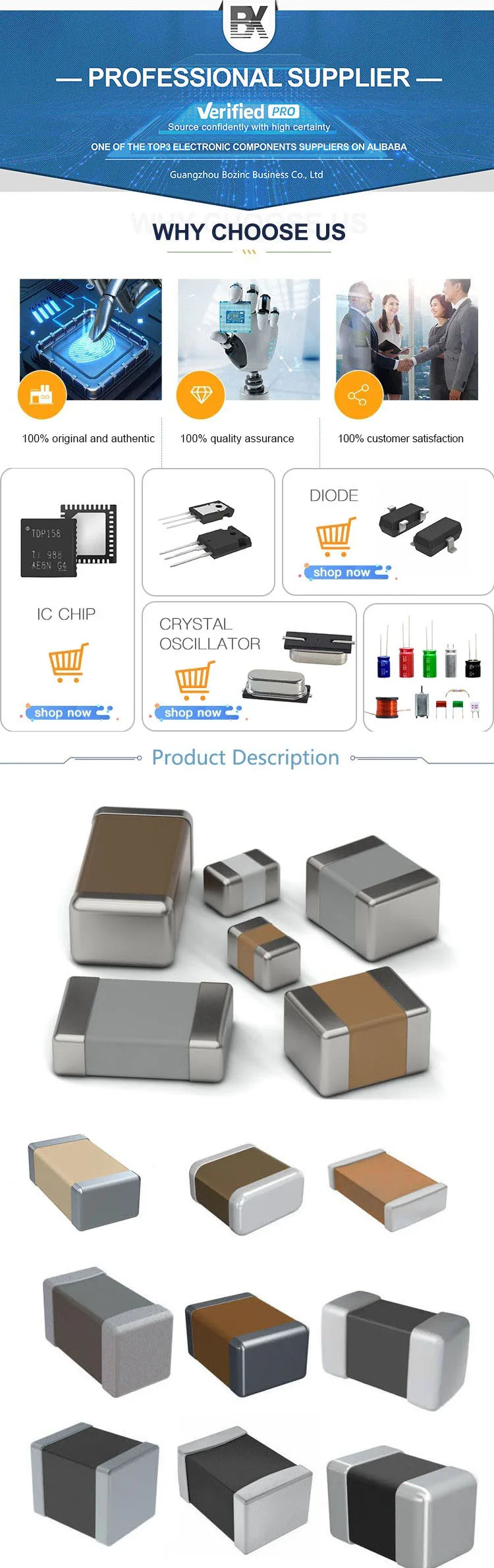 Electronic Components Bom List Chip Ic Quotation Fast Delivery Patch ...