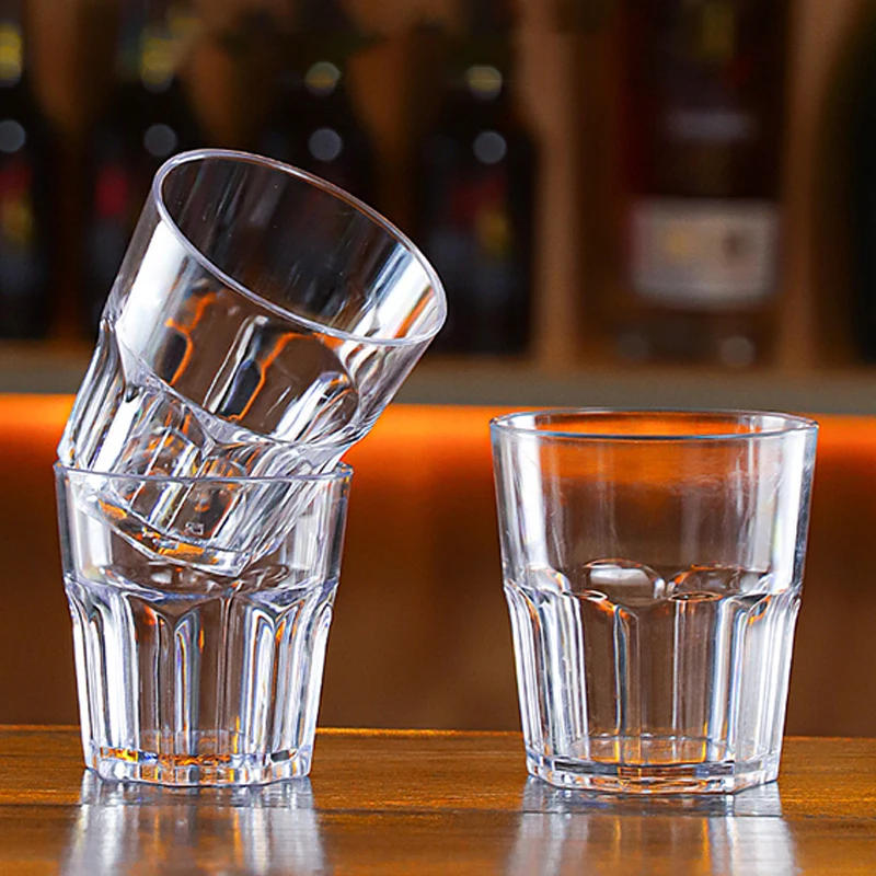 Acrylic Pc Plastic Beer Cup Transparent Acrylic Octagonal Cup Bar Ktv ...