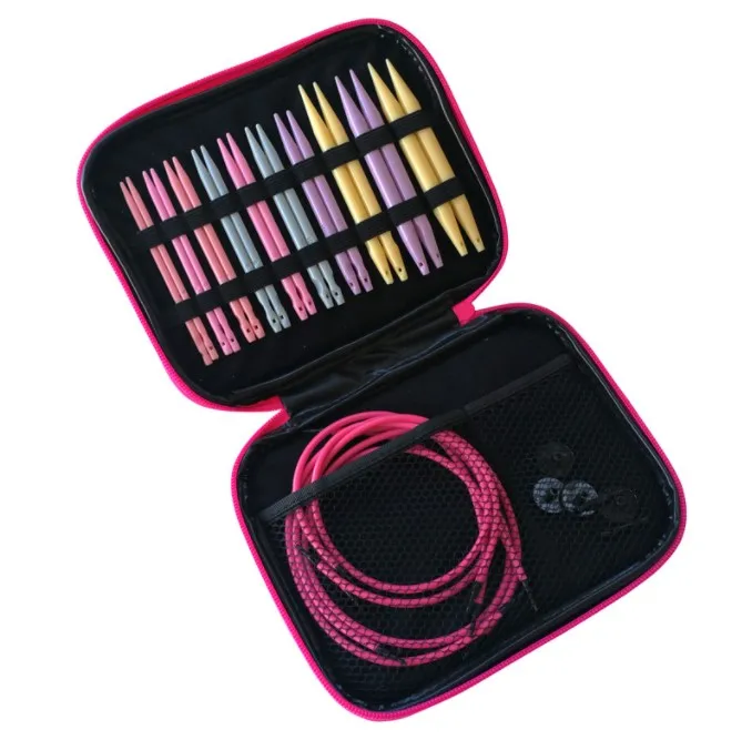 10 Pairs Of Interchangeable Abs Circular Knitting Needles Set - Buy ...