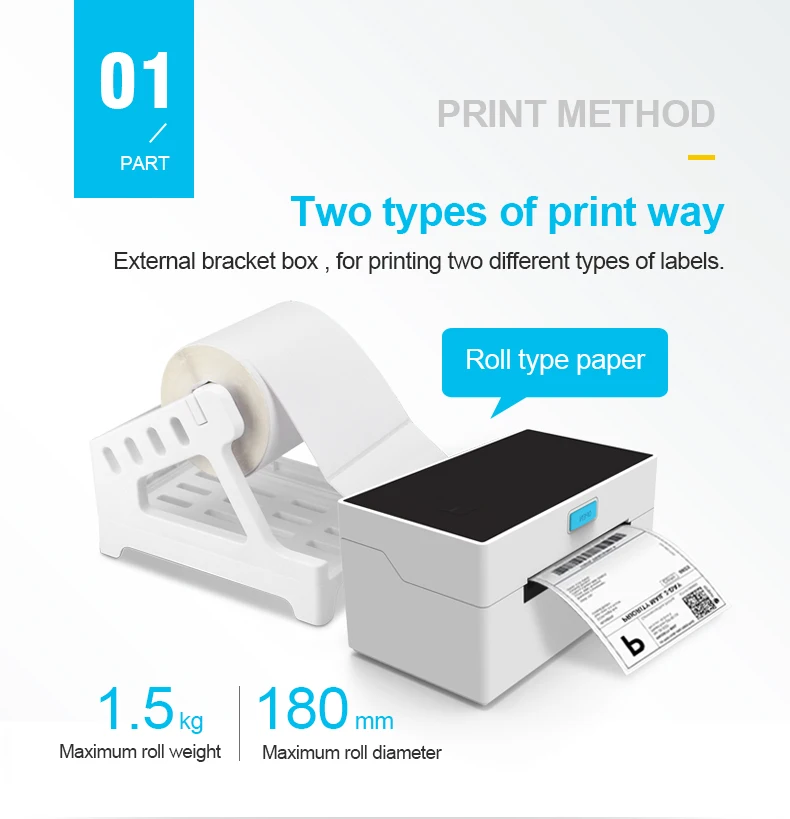 High-Speed 4x6 USB Thermal Label Printer for Barcode & Address Labels ODM