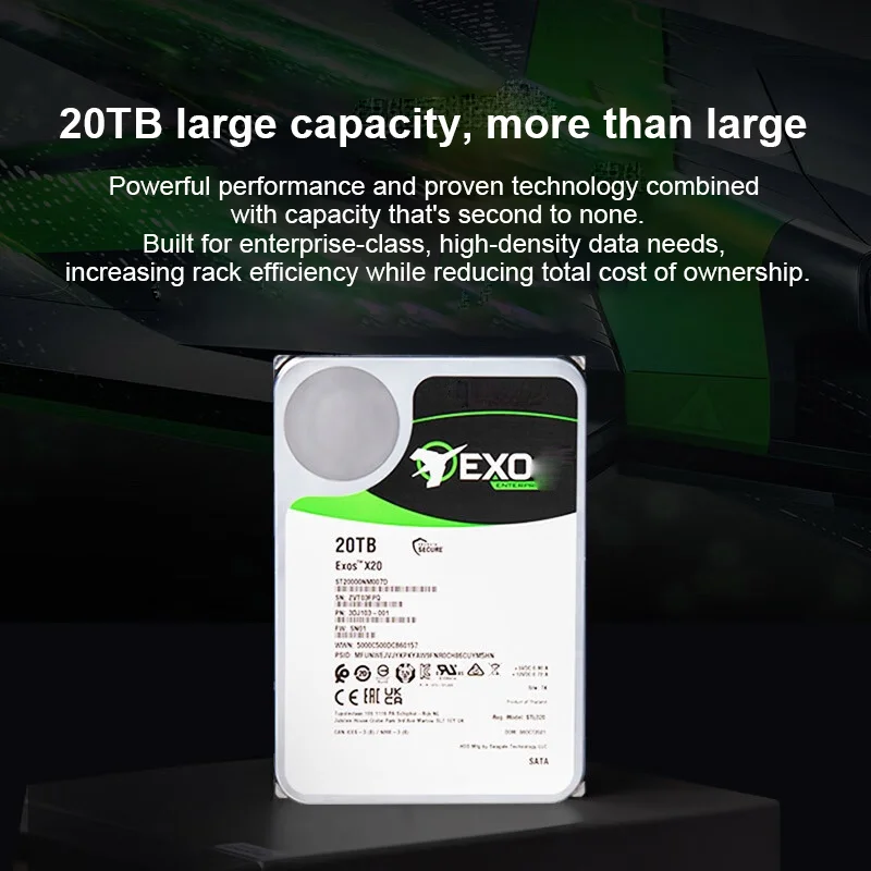 Customized Portable 20Tb 256Mb 7200Rpm Waterproof Tested Hdd Hard Disk ...