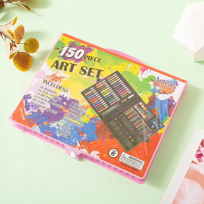 X1026-2 Hot Selling 150 Pcs Kids Drawing Kit - Art Sets