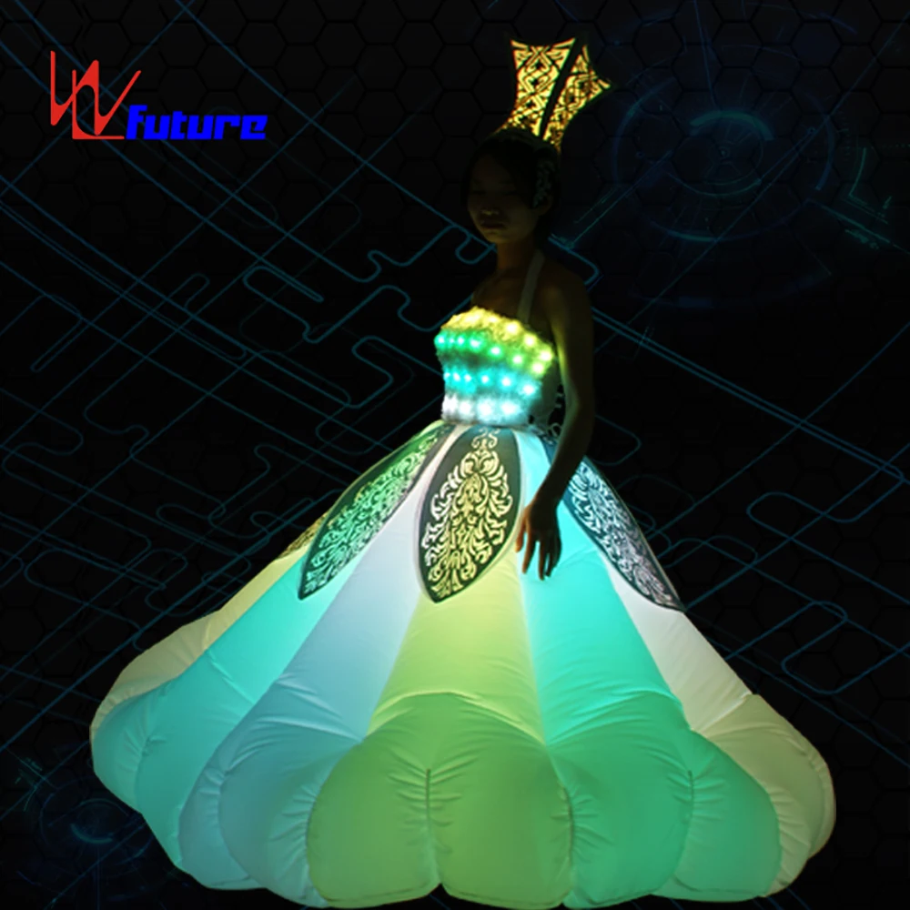 Custom Led Inflatable Dress For Party,Led Inflatable Princess Dress ...