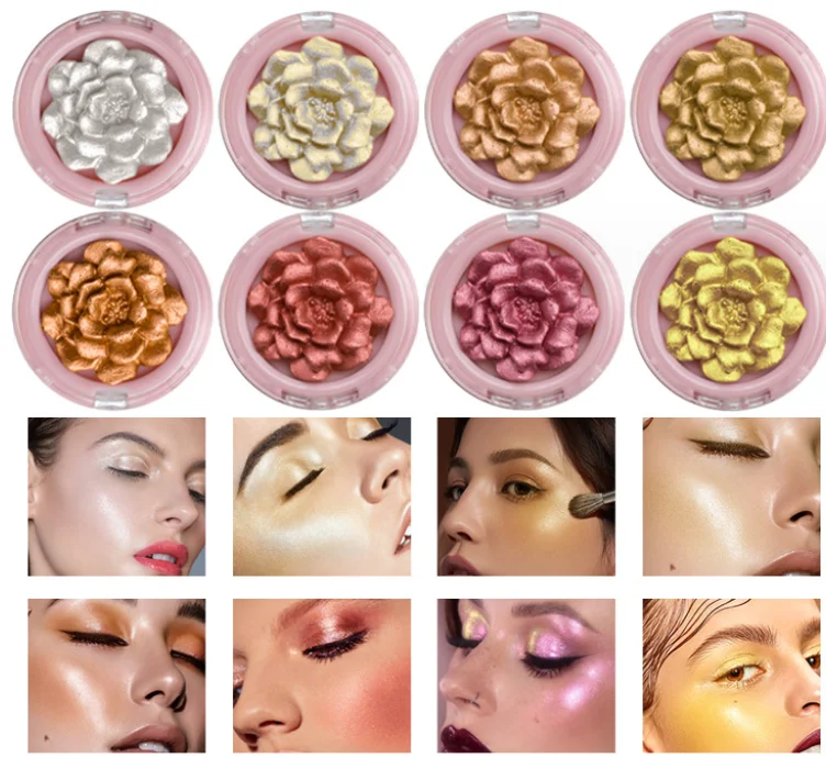 Custom Make Your Own Brand Highlighter Shimmer Flash Flowers ...