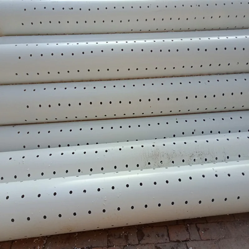 OEM ODM 4-Inch PVC Drainage Perforated Pipes with Holes