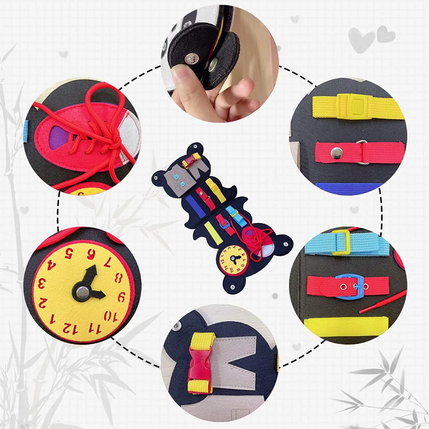 Oem Preschool Sensory Activity Learning Dressing Multiple Cartoon ...