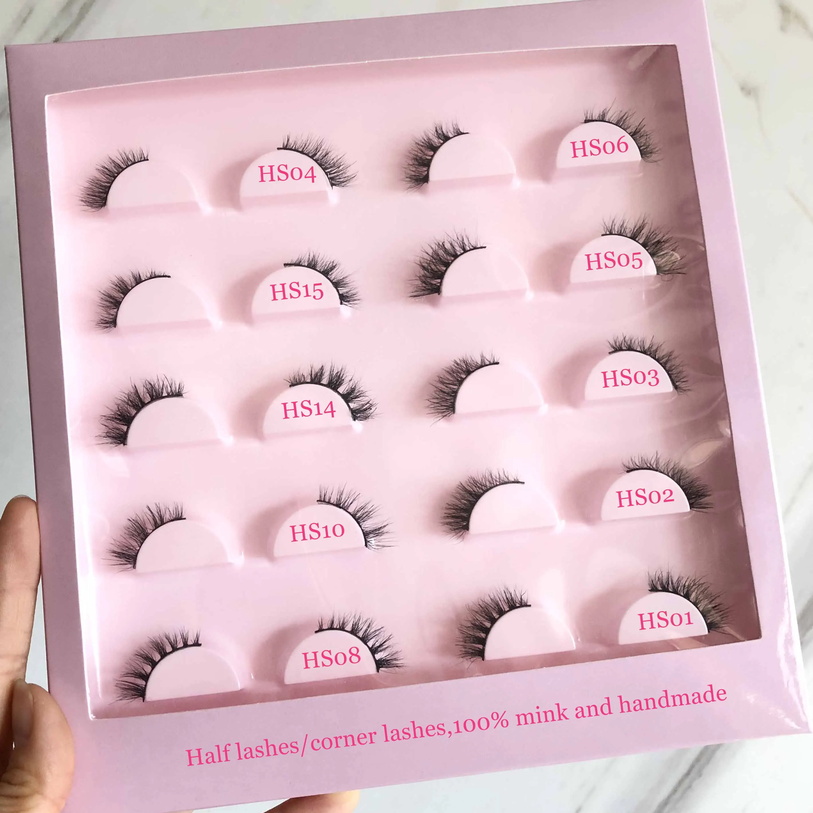 Ishero 3 Set Eyelashes Box - Natural, Durable, and Versatile