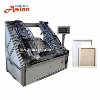 Semi Automatic Canvas Board Frame Nailing Machine/ Painting Frame Nail ...